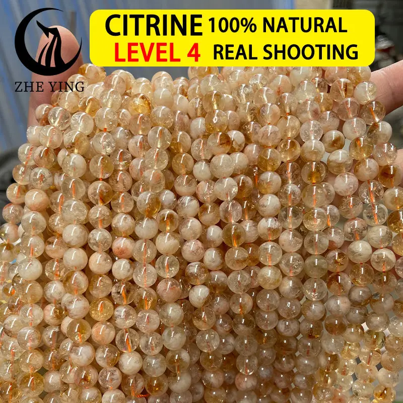 Natural Stone Citrine Make Jewelry | Natural Stone Citrin Beads - 100% ...