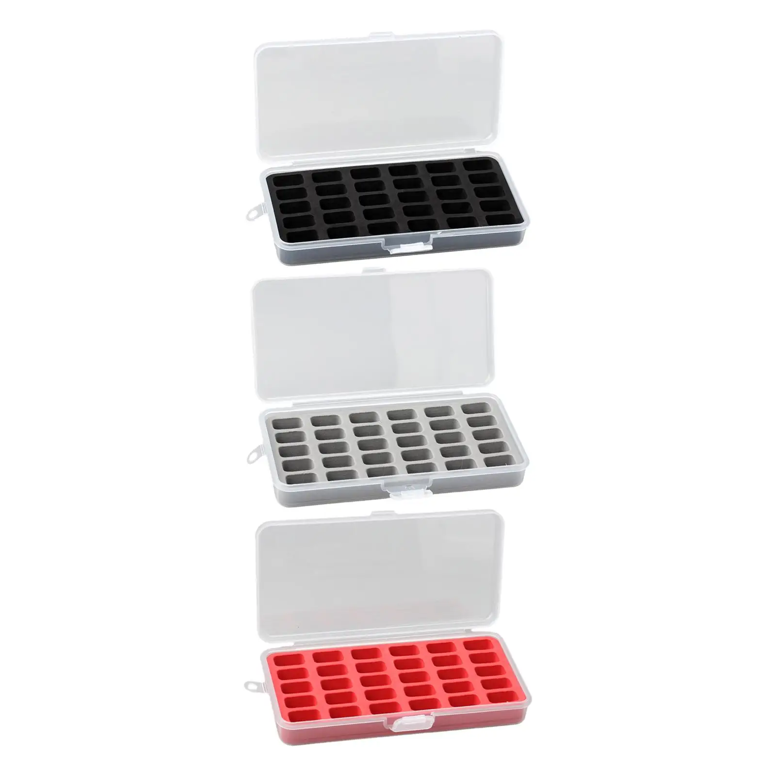 30 Grids Bobbin Box Household Bobbins Container Bobbin Storage ...