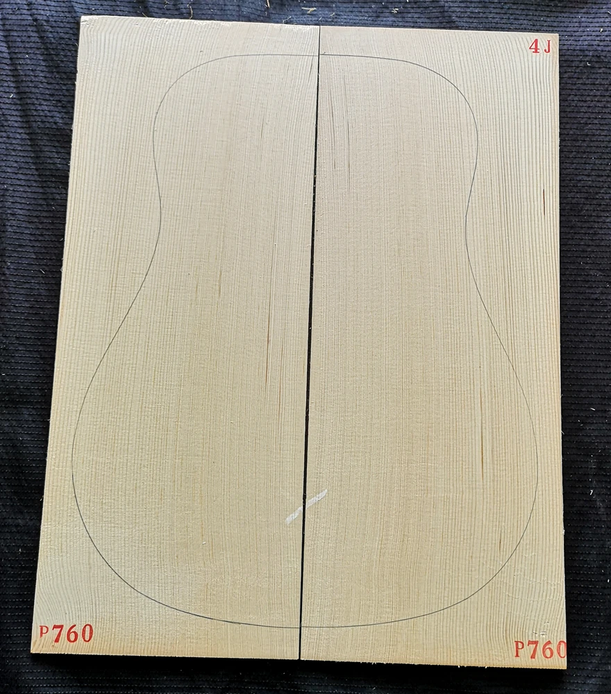 HUATOOL-Grade 4 European Spruce Top Alpine White Pine Solid Body ...