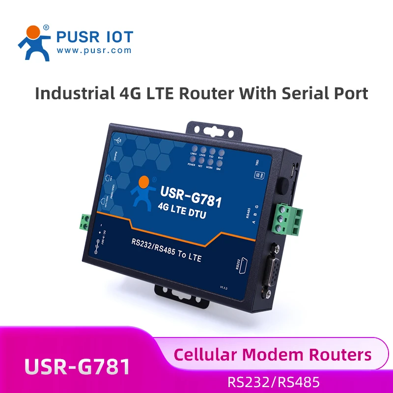 Pusr Industrial Cellular Modem 4g Lte Bus Modem Australia Version 4g Wifi Modem Usr-g781-au ...