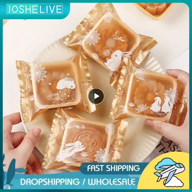 Cake-Packaging-Wrapper-For-Moon-Rabbit-Baking-Point-Food-Bag-Food-Grade ...