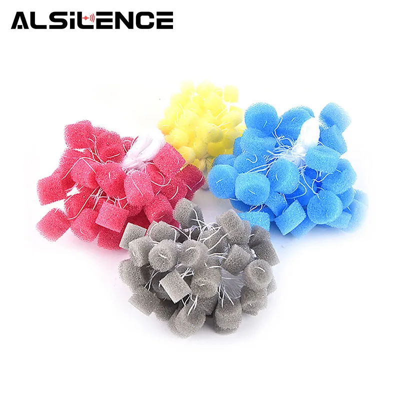 50PCS-Ear-Impression-Pads-Otoblock-Impression-Foam-Earplugs-Ear-Plugs ...