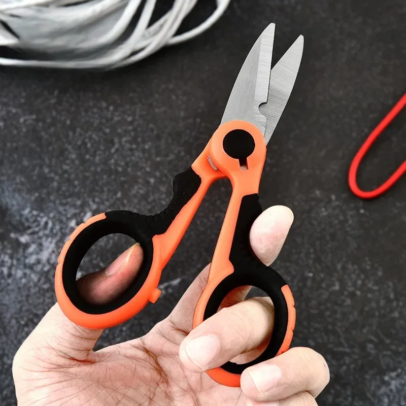 1PC-Multifunctional-Electrician-Scissors-Insulated-Trunking-Shears-Iron ...