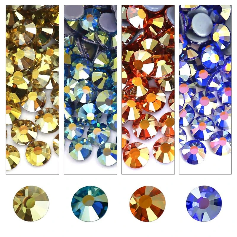 Strass Glitters Stone | Flat Back Rhinestones - Ab Hot Fix Crystal Flat ...