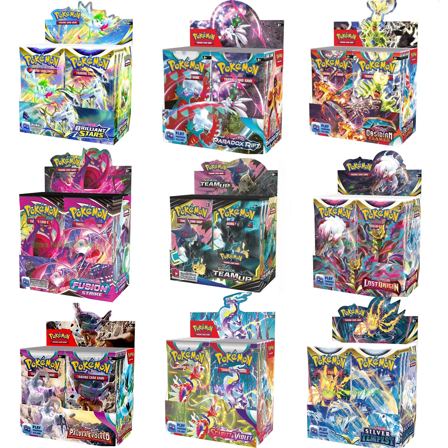 Scarlet-Violet-Crown-Zenith-Lost-Origin-Paldea-evolving-Pokemon-Cards ...