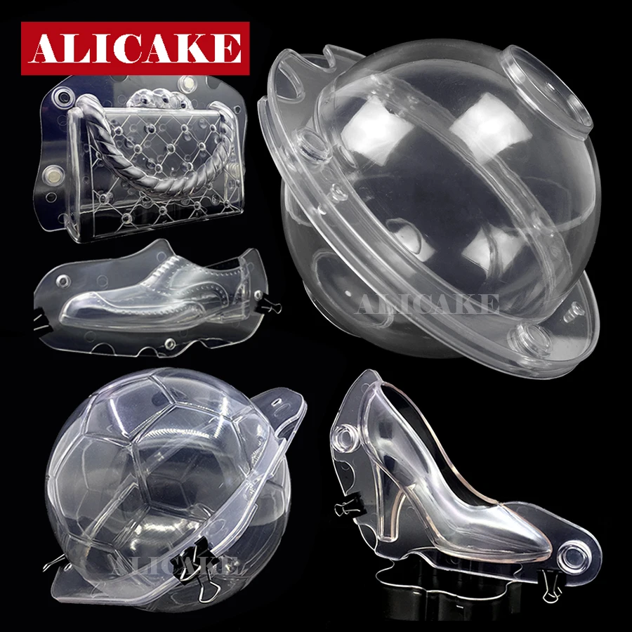 3D-Chocolate-Mould-Polycarbonate-Sphere-Cake-Mold-for-Candy-Sweet ...