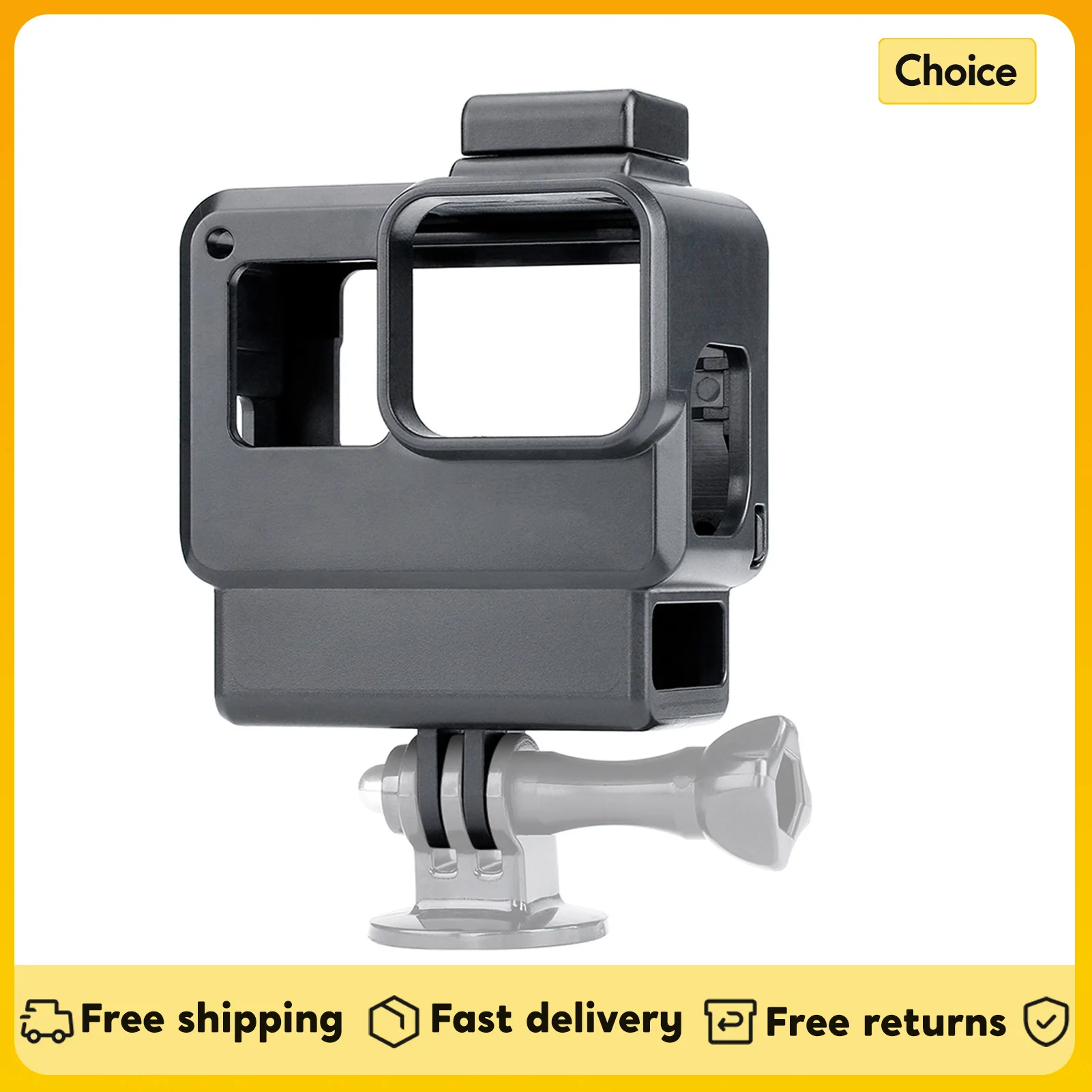 GoPro Action Camera Vlog Case Action Camera Housing Shell Vlogging Cage ...