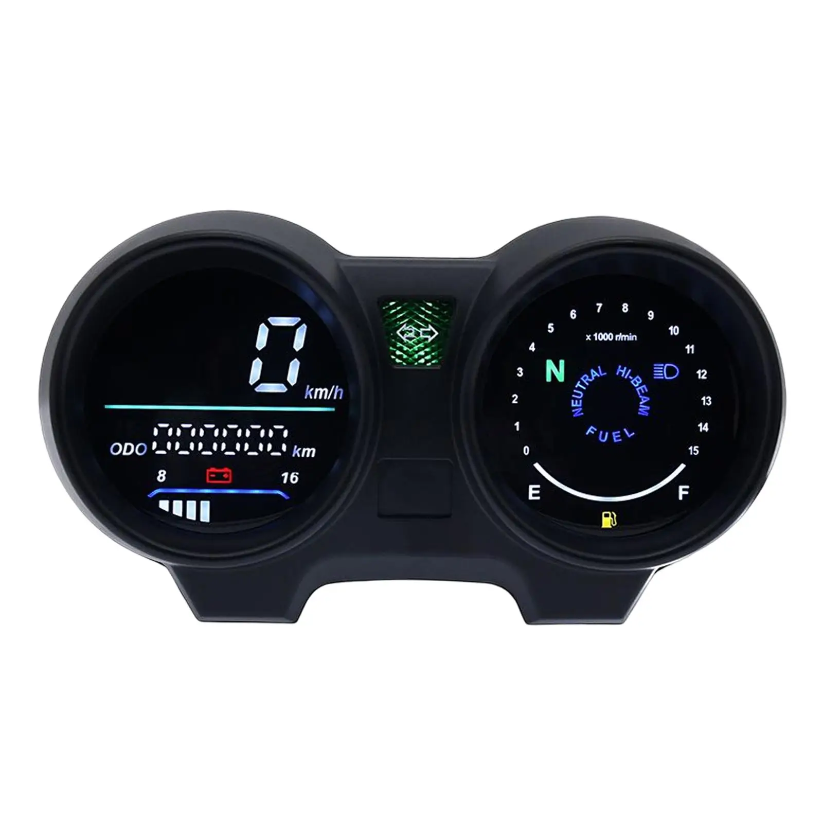 Motorcycle-Tachometer-LED-Digital-Dashboard-Speedometer-Gauge-for ...