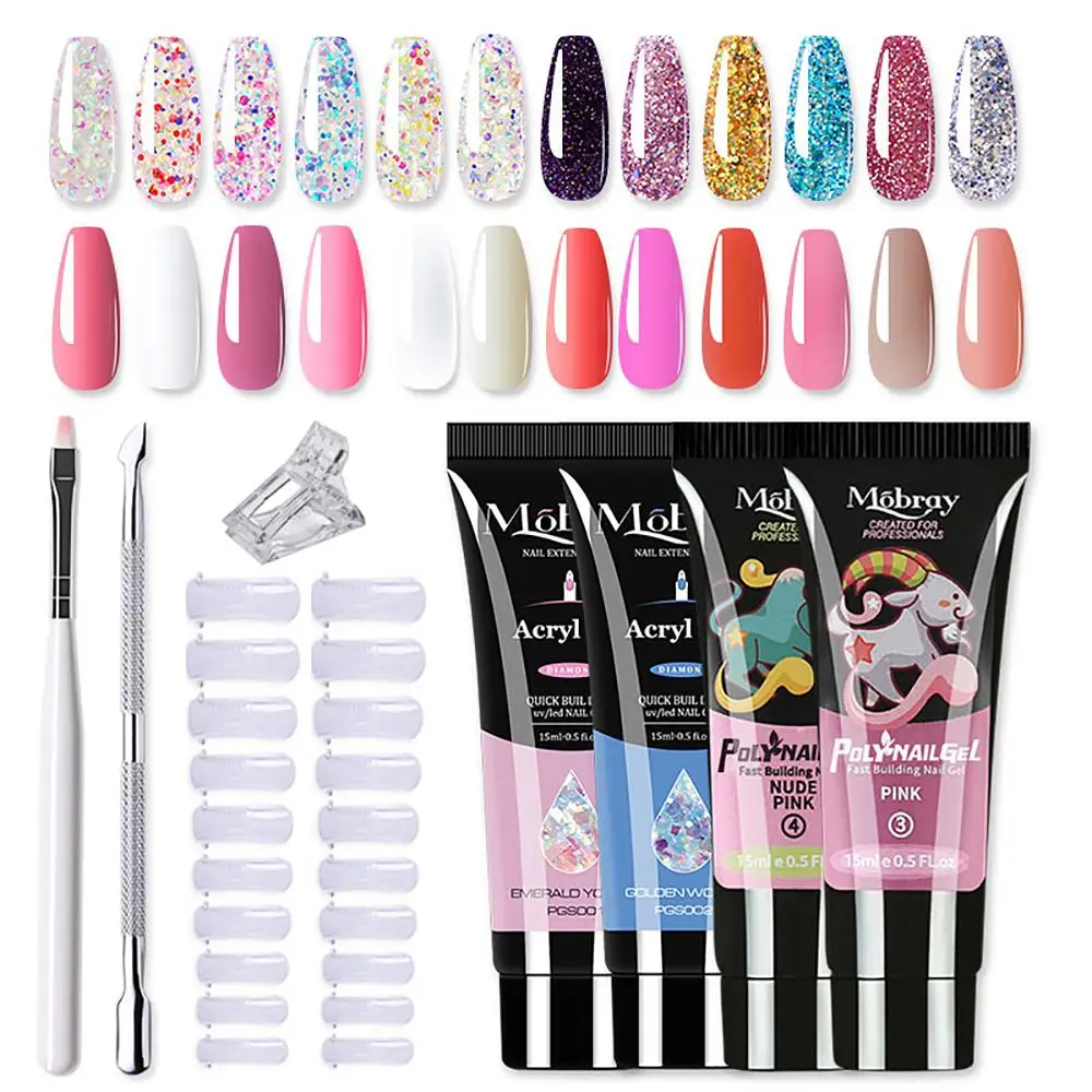 Fingernail-Gel-Polish-Products-Set-Manicure-Cuticle-Pusher-Tips-Finger ...