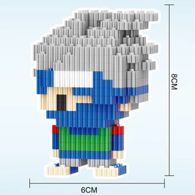 Naruto statuette stile lego puzzle - Animedavedere