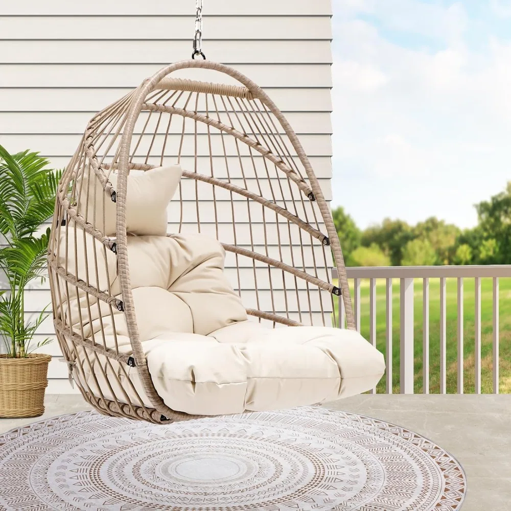 Patio-Swings-Egg-Chair-Outdoor-Patios-Wicker-Hanging-Eggs-Chairs-with-Water-Resistant-Cushions ...
