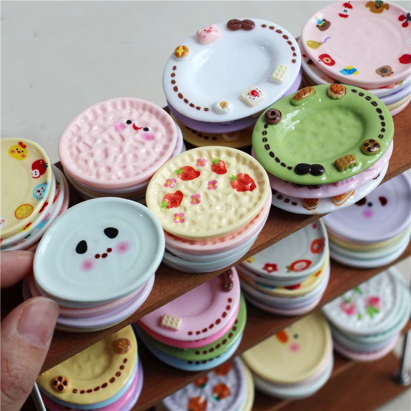 Cute-Mini-1-6-Scale-Miniature-Dollouse-Kitchen-Dish-Plate-for-Blyth-BJD ...