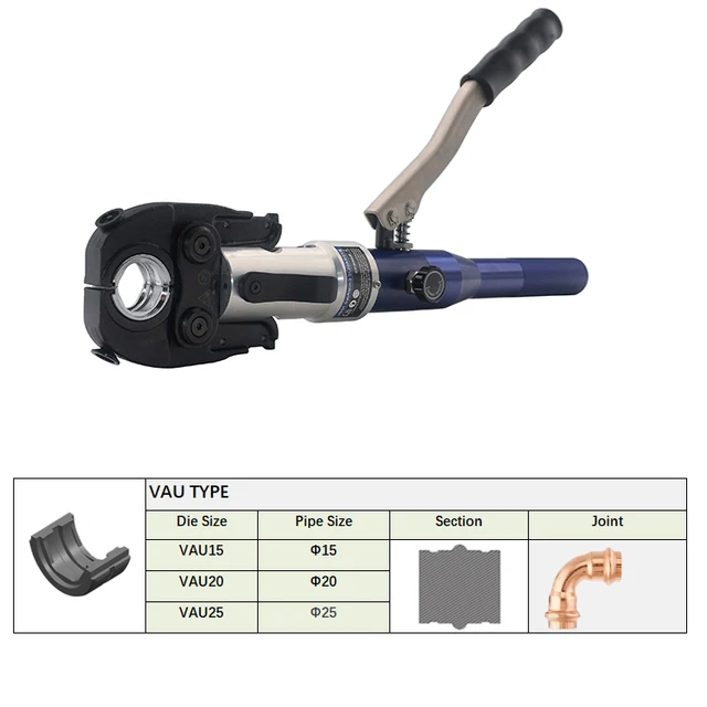 Hydraulic Copper Pipe Press Tool HT-1950 ProPress Copper Fitting Pipe ...