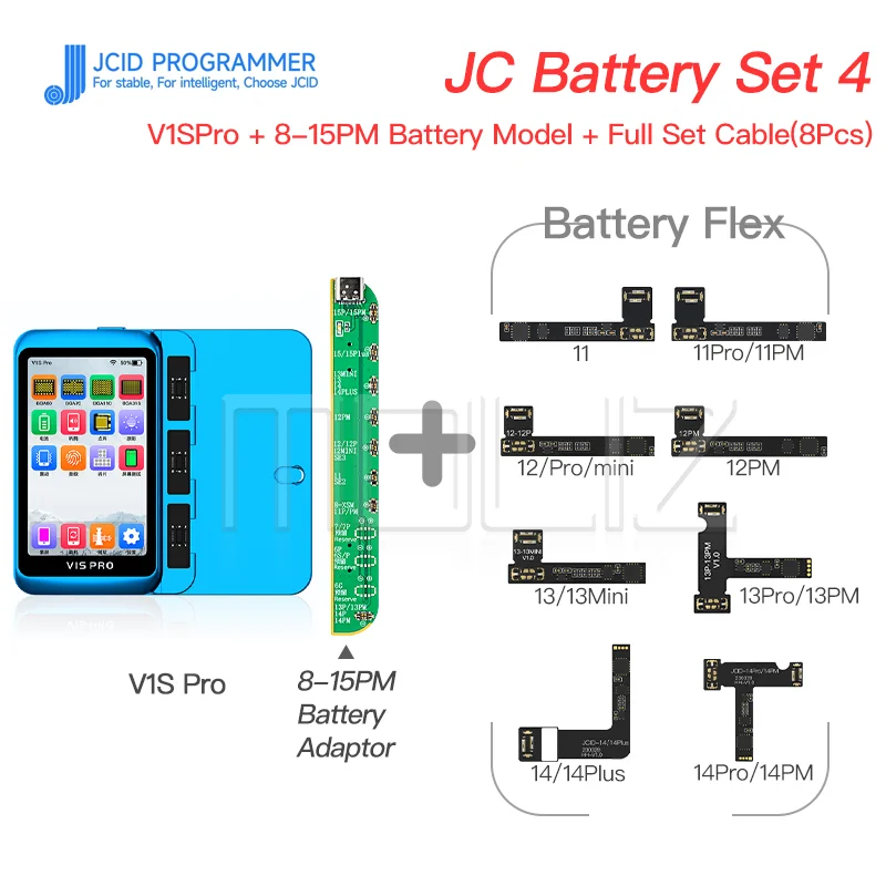 JC JCID V1S PRO V1SE Battery Repair Board Flex Cable for iPhone SE 11 ...