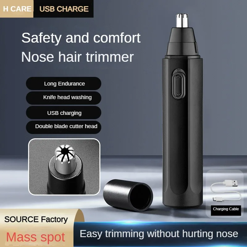 Electric-Nose-Trimmer-for-Men-Usb-Rechargeable-Ear-Trimmer-for-Men ...