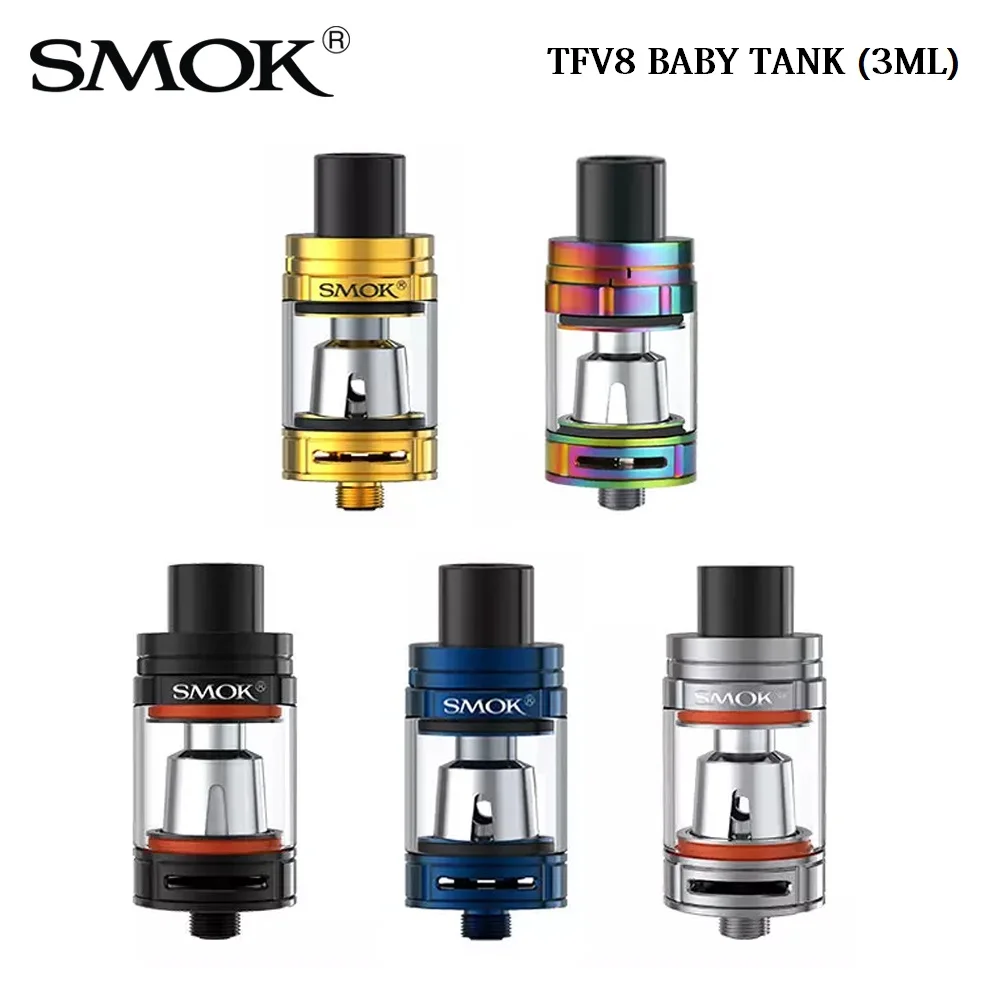 Original SMOK TFV8 Baby Tank Atomizer 3ml Electronic Cigarette ...