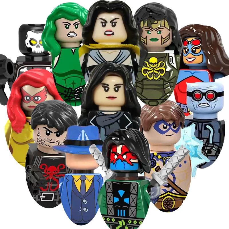 Marvel Hero Toy Mini Classic Anime Characters Superhero Deadpool Joker ...