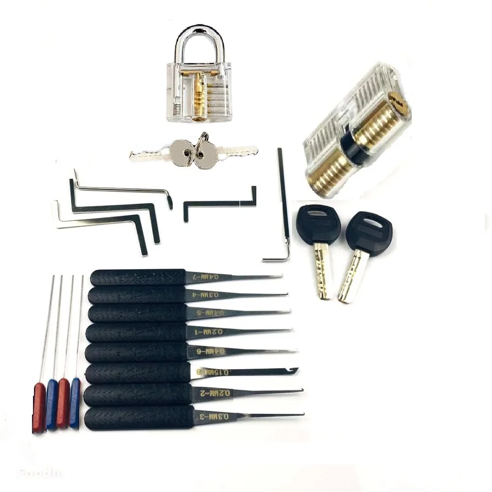 Professional-Lock-Pick-Set-Hand-Tools-Locksmith-Tools-Remove-Hooks-Lock ...
