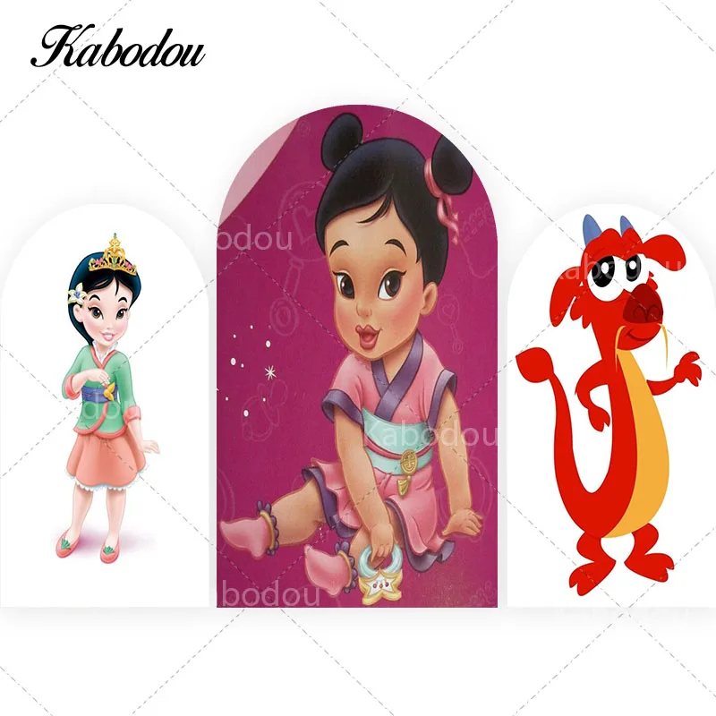 Disney-beb-Mulan-Arch-Backdrop-Fotografia-personalizada-Fundo-Bridal ...