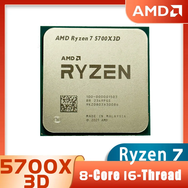 New-Product-AMD-Ryzen-7-5700X3D-Ryzen-7-5000-Series-8-Core-16-Threads-4 ...