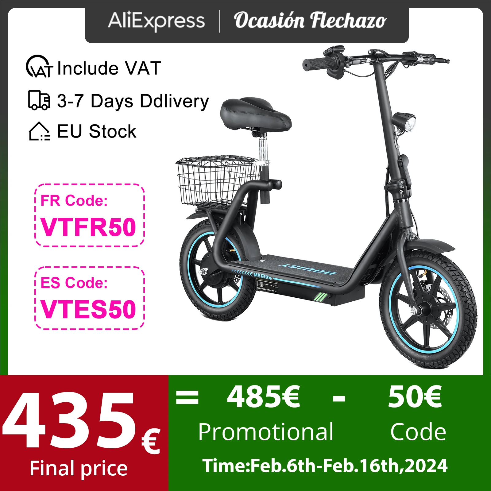 Juice-ease-M5-Elite-Elektro-roller-1000W-Spitzen-leistung-14-Zoll ...