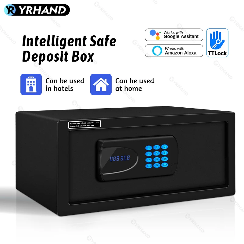 YRHAND-Cashbox-Ttlock-app-Hotel-Room-Safe-Box-electronic-digital-lock ...