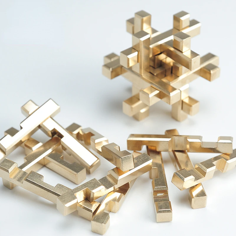 Luban Burr Puzzle Children's Puzzle High Difficulty Decompression Adult ...