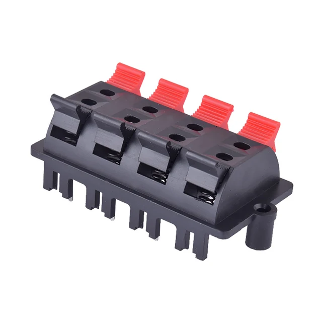 8 Way Speaker Connector Uxcell 8-Way Spring Loaded Speaker Terminal ...