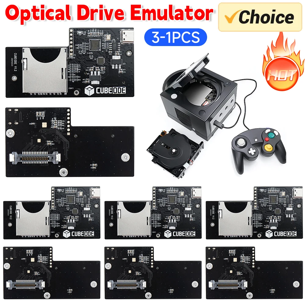 CUBEODE-Optical-Drive-Emulator-V1-2-Atualizado-Plug-and-Play-GC-Loder ...