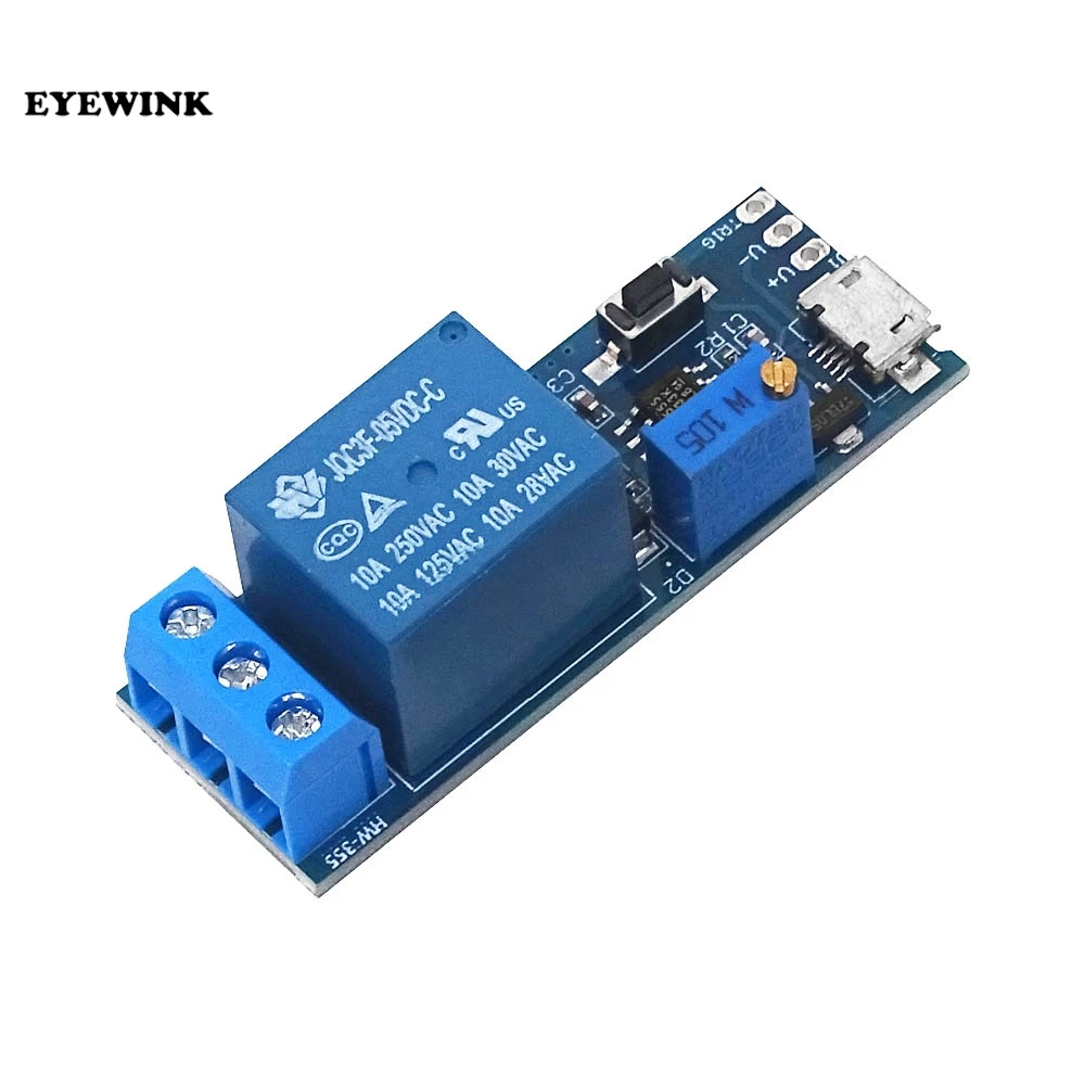 5V-30V-Delay-Relay-Timer-Module-Trigger-Delay-Switch-Micro-USB-Power ...