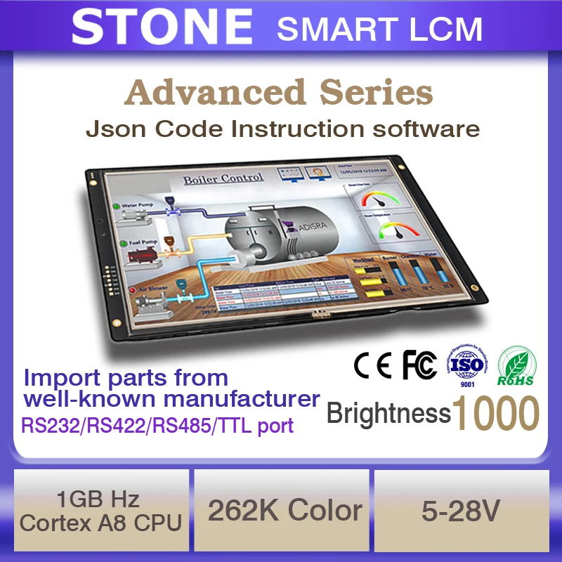 12-1-Inch-HMI-NEW-Serial-LCD-Display-Module-with-Program-Touch-Screen ...