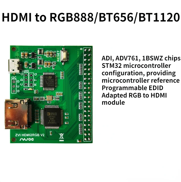 ADV7611-Development-Board-HDMI-to-RGB888-BT656-BT1120-Raspberry-Pi ...