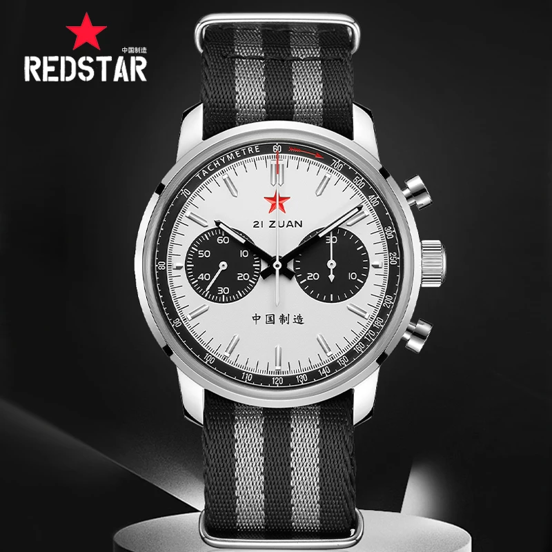 Red-Star-Chronograph-Mechanical-Original-1963-Movement-st1901-Gooseneck ...