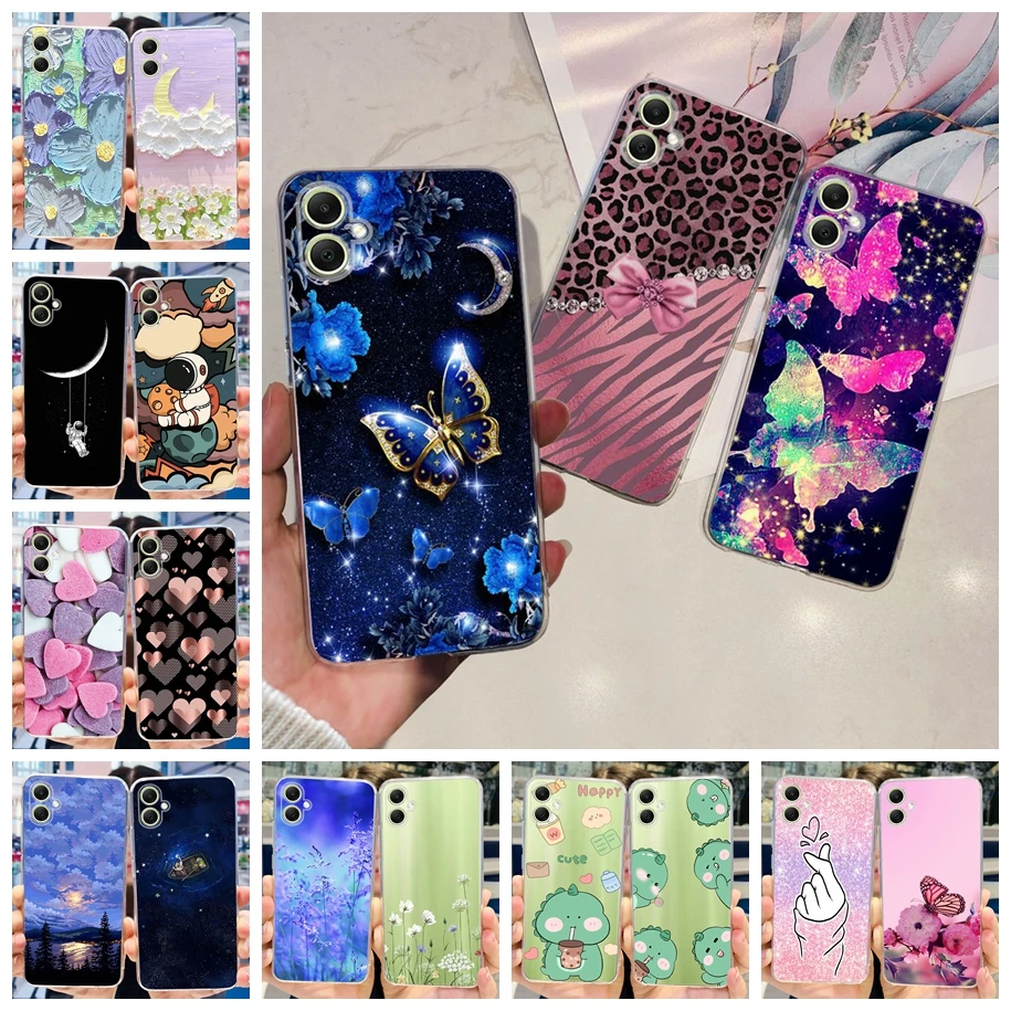 For-Samsung-Galaxy-A05-A05S-Case-A055F-A057F-Phone-Back-Cover-Fashion-Butterfly-Soft-Silicone ...
