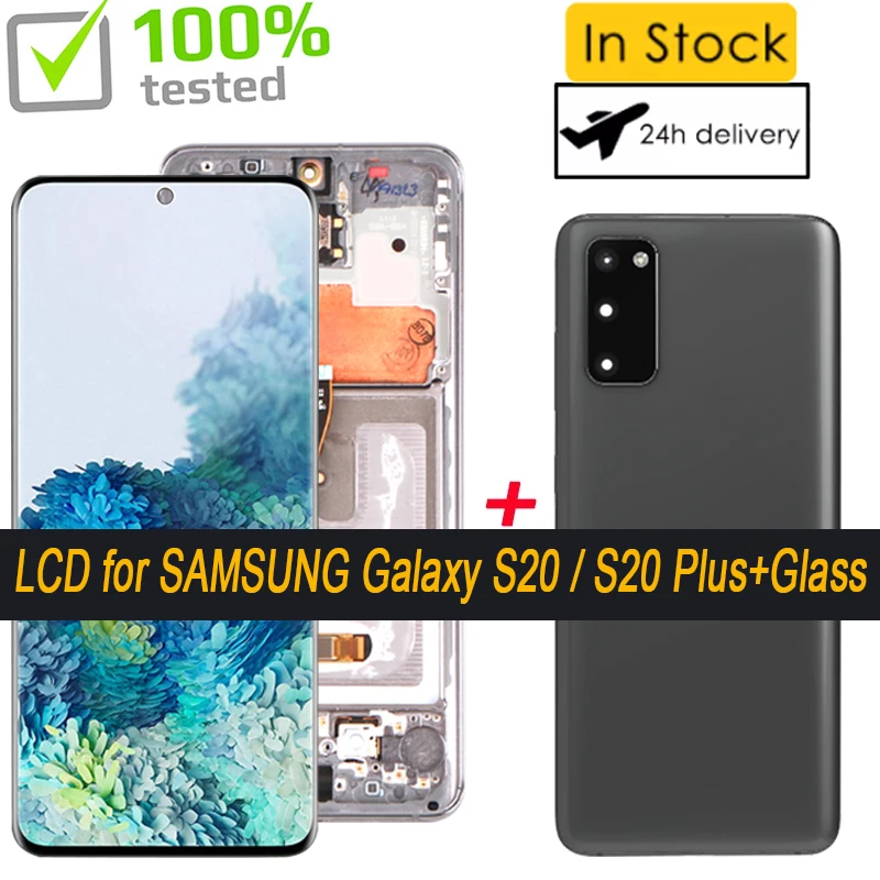 100-Tested-S20-Plus-LCD-For-SAMSUNG-Galaxy-G985F-Display-S20-LCD-Touch ...