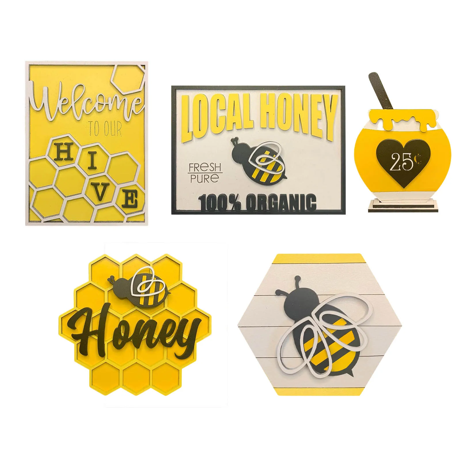 Ornaments & Accents Tiered Tray House Sign Farmhouse House Sign Mini ...