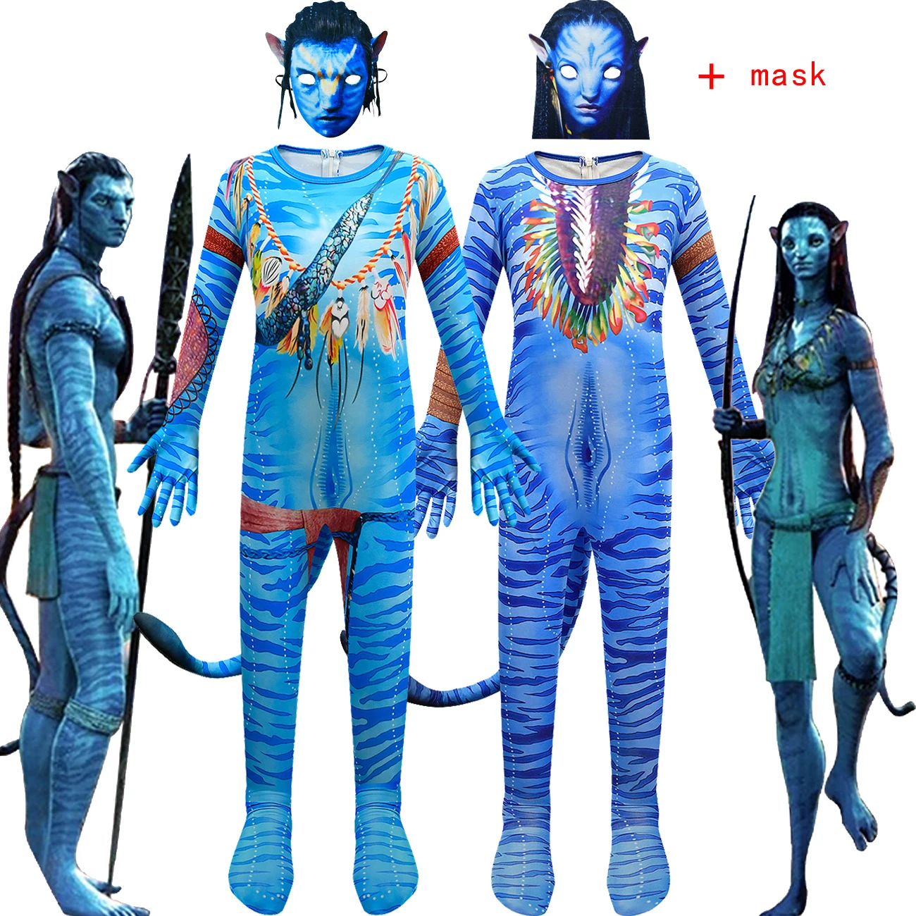 New-Avatar-Cosplay-Costumes-Jake-Sully-Neytiri-Halloween-Costumes-for ...