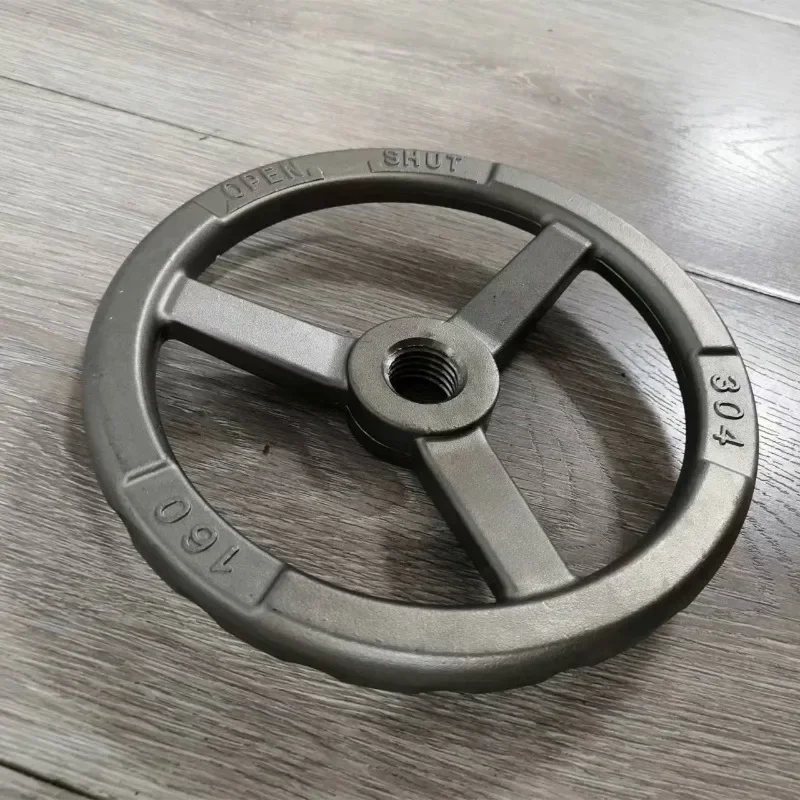 Stainless-Steel-Tapping-Hole-Hand-Wheel-Silica-Sol-Precision-Integrated ...