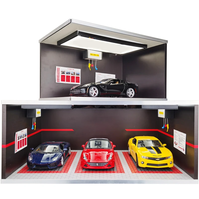 1-18-Scale-Car-Underground-Garage-Parking-Lot-Model-Scene-Dustproof ...
