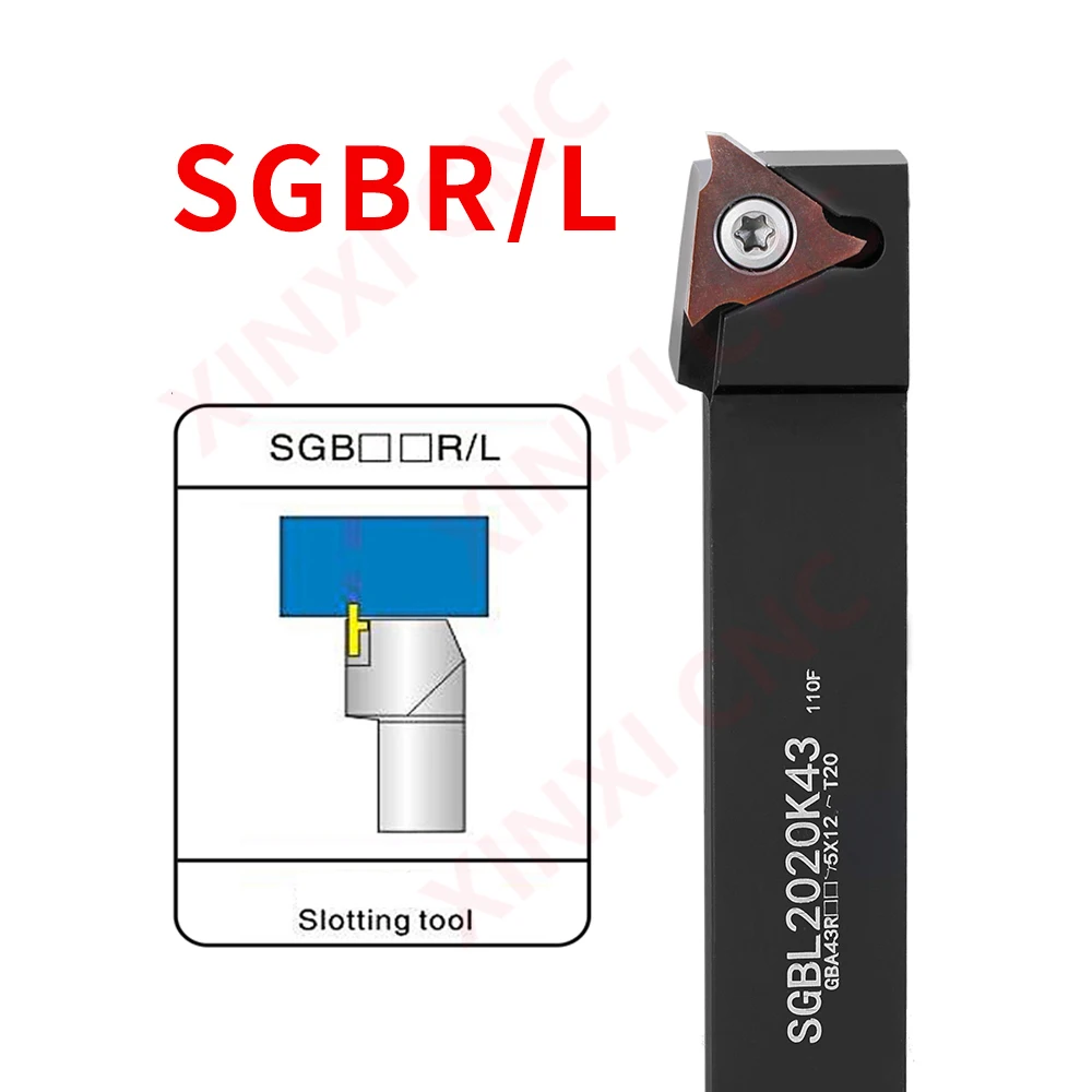 Nc turning tool bar SGBR cylindrical triangular shallow slot tool bar ...