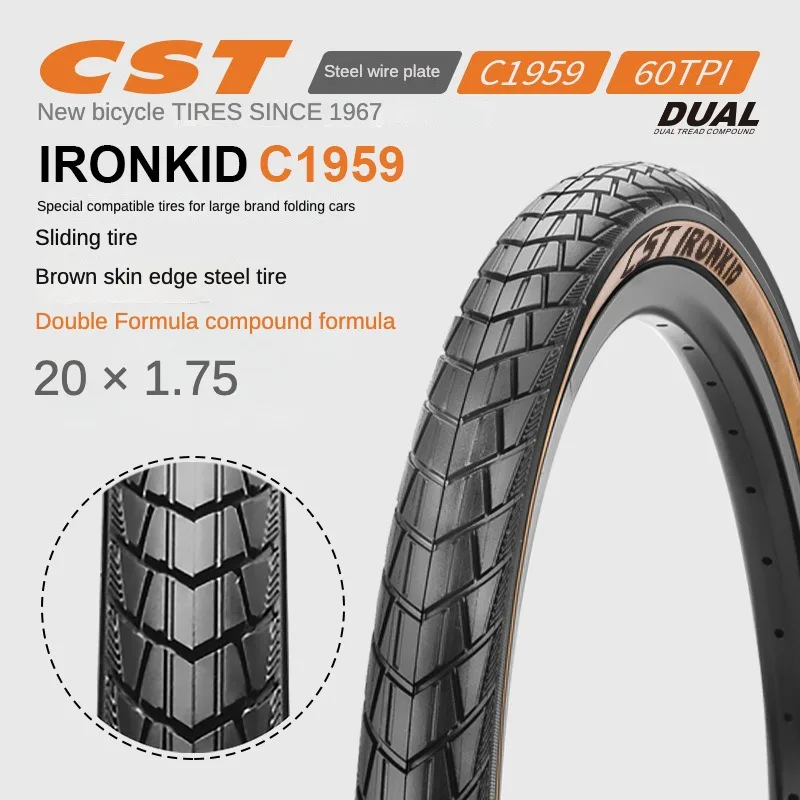 CST Zhengxin Bicycle Tire Folding Bicycle Outer Tire Tyre of Steel Wire ...