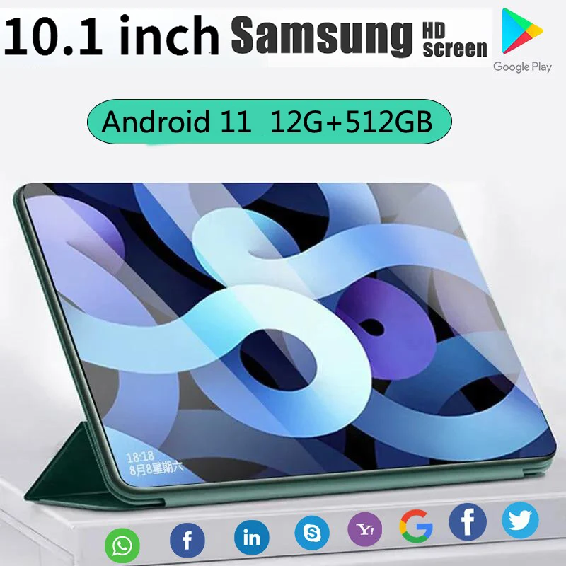 2023 nova versão global quente 12gb + 512gb tablet android 11.0 ...