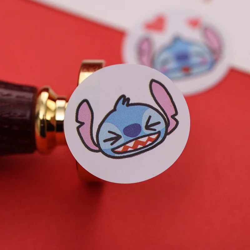 500pcs/roll Disney Stitch Sealing Stickers Cute Cartoon Anime Lilo ...