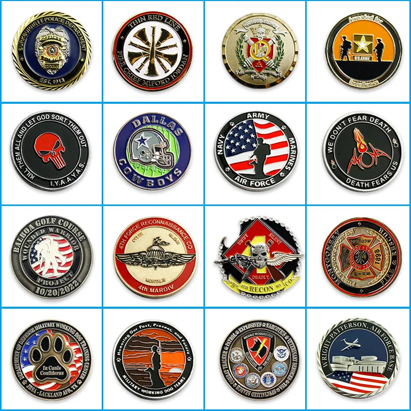 Coin-manufacturer-custom-gold-silver-bronze-copper-metal-paint-enamel ...