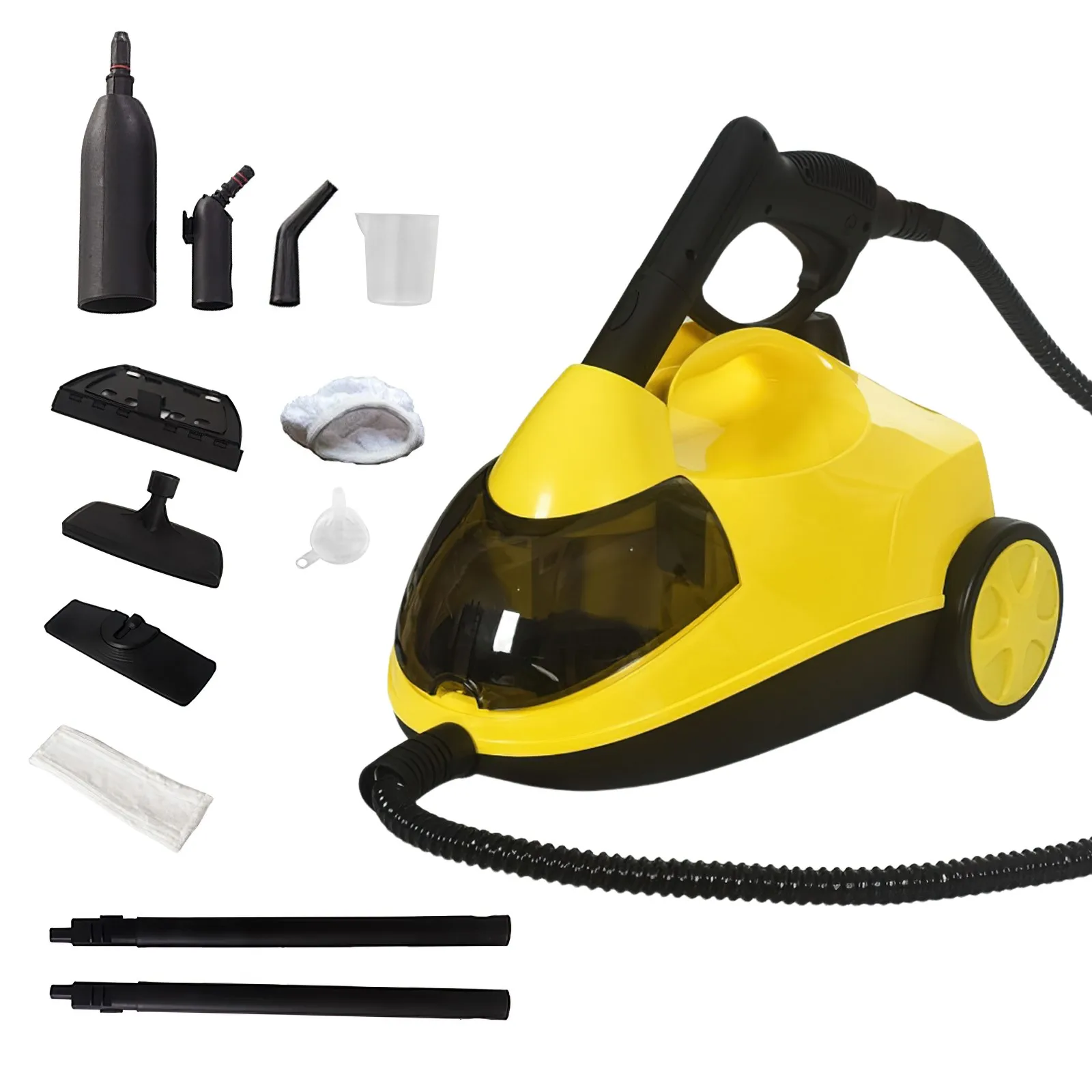 2000W Heavy-Duty Steam Cleaner, 5 BAR 106°C with 2000ml Tank, 60 Mins ...
