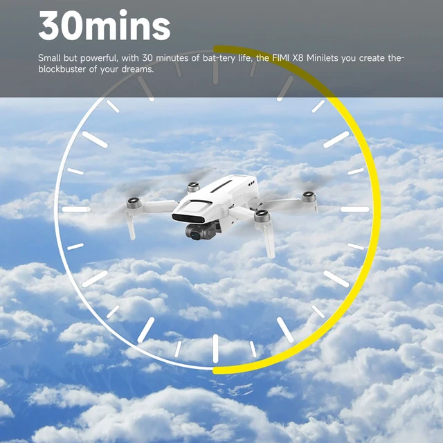 FIMI X8 Mini Drone 4K Camera Drones Helicopter Professional Quadcopter ...