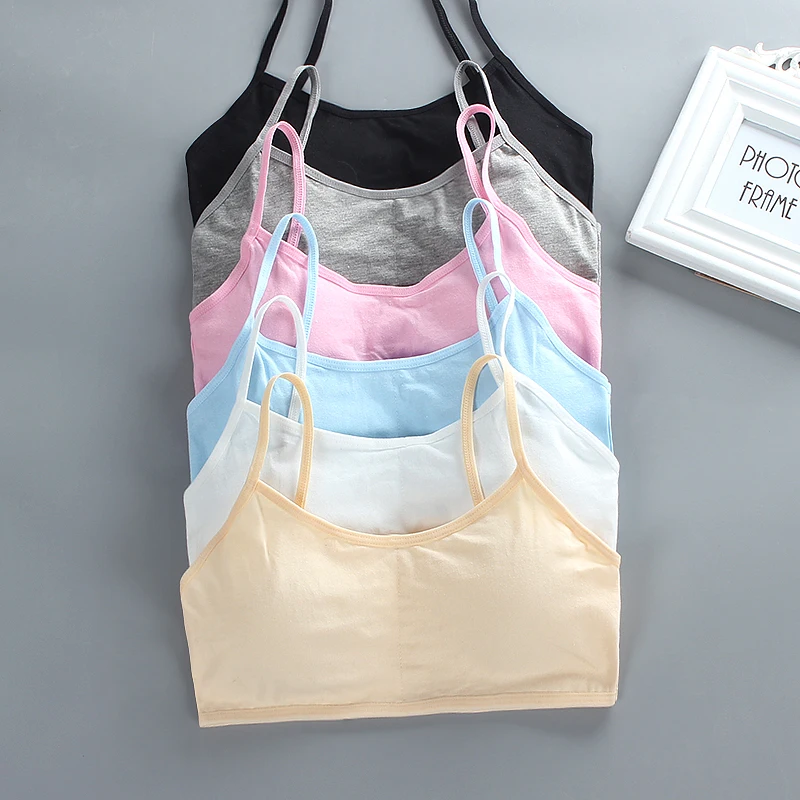 2-3PC-Kids-Bra-Girls-Full-Cup-Seamless-Underwear-Training-Puberty-Bra-8 ...