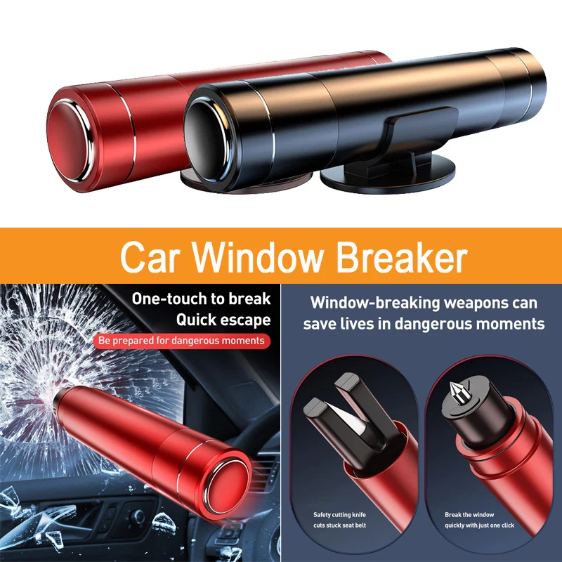 P3 Quick Escape Car Window Breaker Seat-belt Cutter, Strong Impact ...