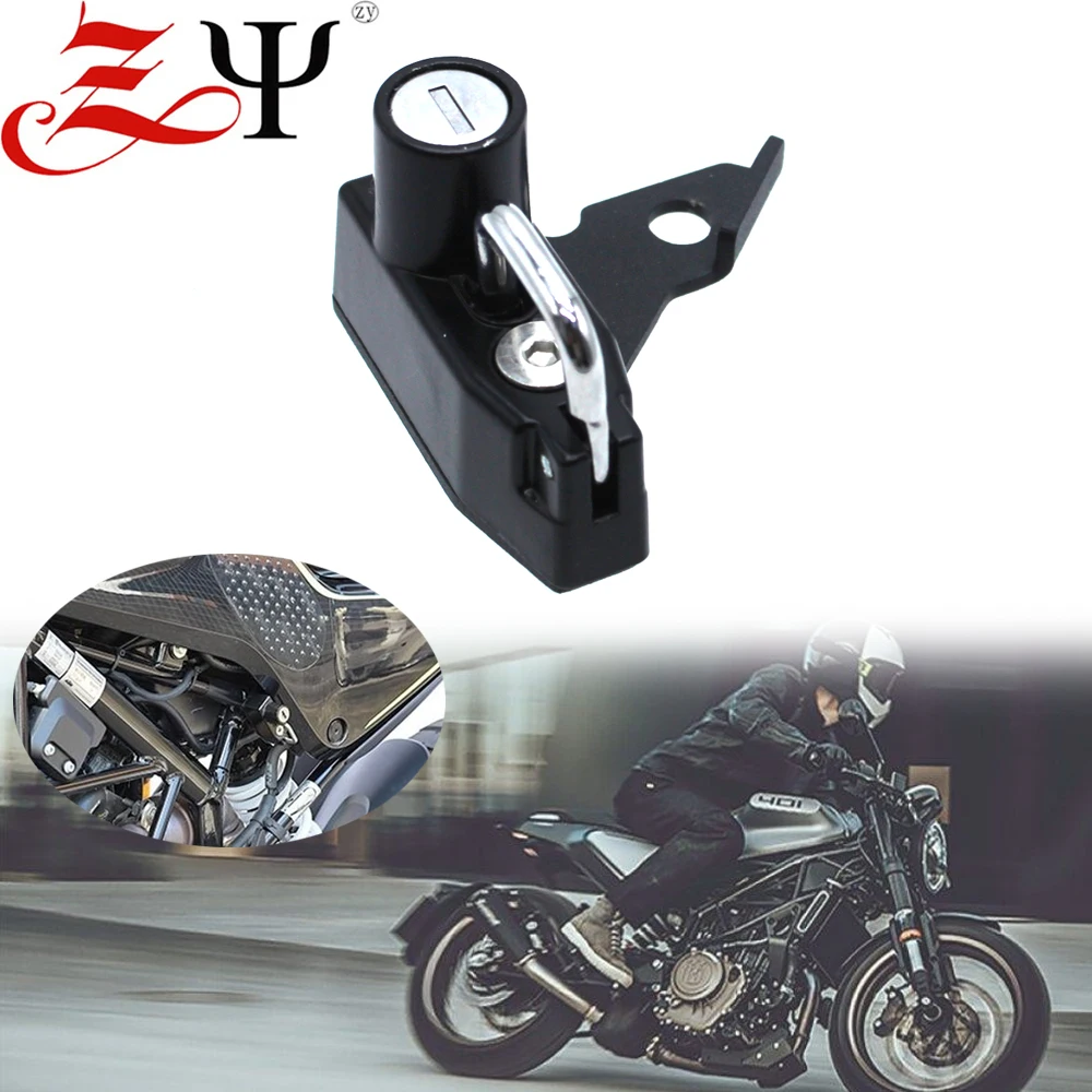 Motorcycle Anti-theft Security Alloy Helmet Lock Mount Hook with fits ...