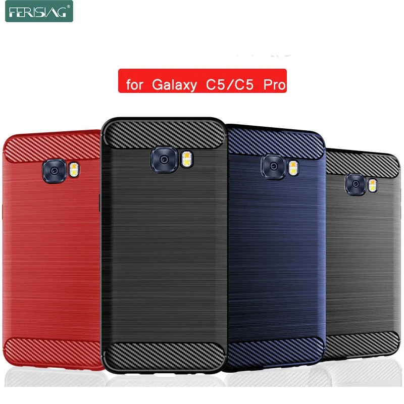 Case For Samsung Galaxy C5 / C5Pro Case Silicone TPU Bumper Shockproof ...